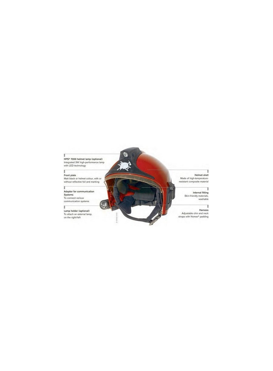 HPS 7000, Cască de protecţie pentru pompieri, Draeger